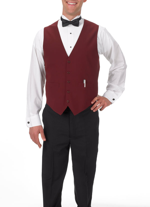 Men's Full Back Vest with Inside and Outside Pockets - 99tux